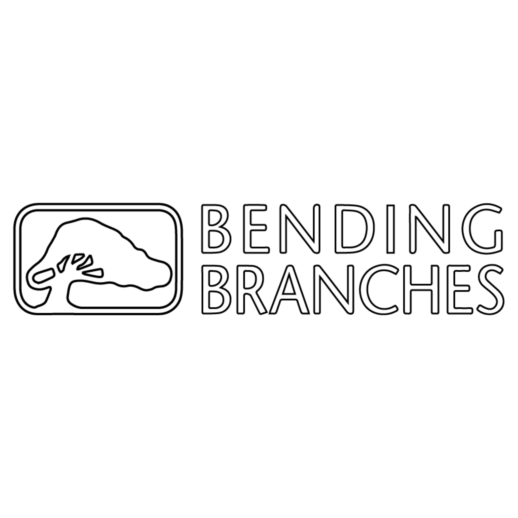 Bending Branches Medium Logo Transfer Decal