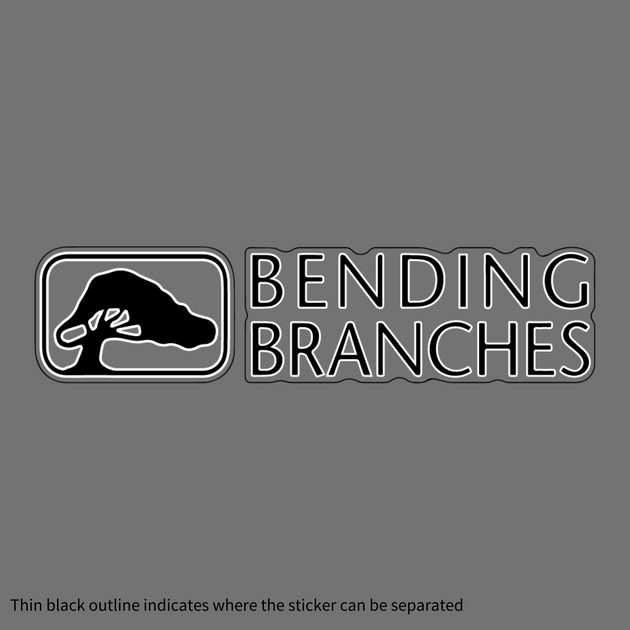 Bending Branches Large Logo Transfer Decal – Bending Branches